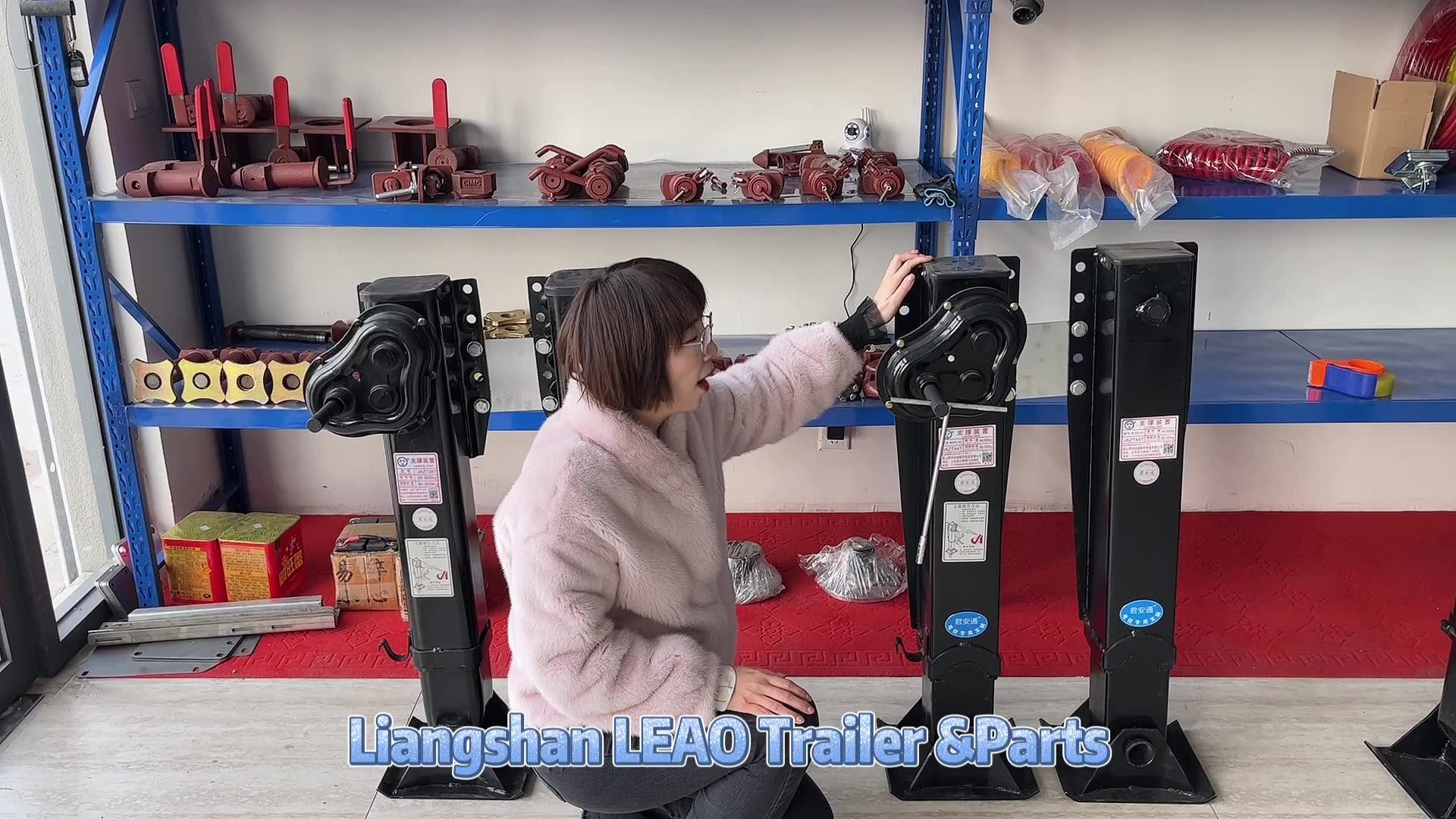 Heavy Duty Trailer 19'' Landing Leg 28ton Jost Landing Gear 28t Gear ...