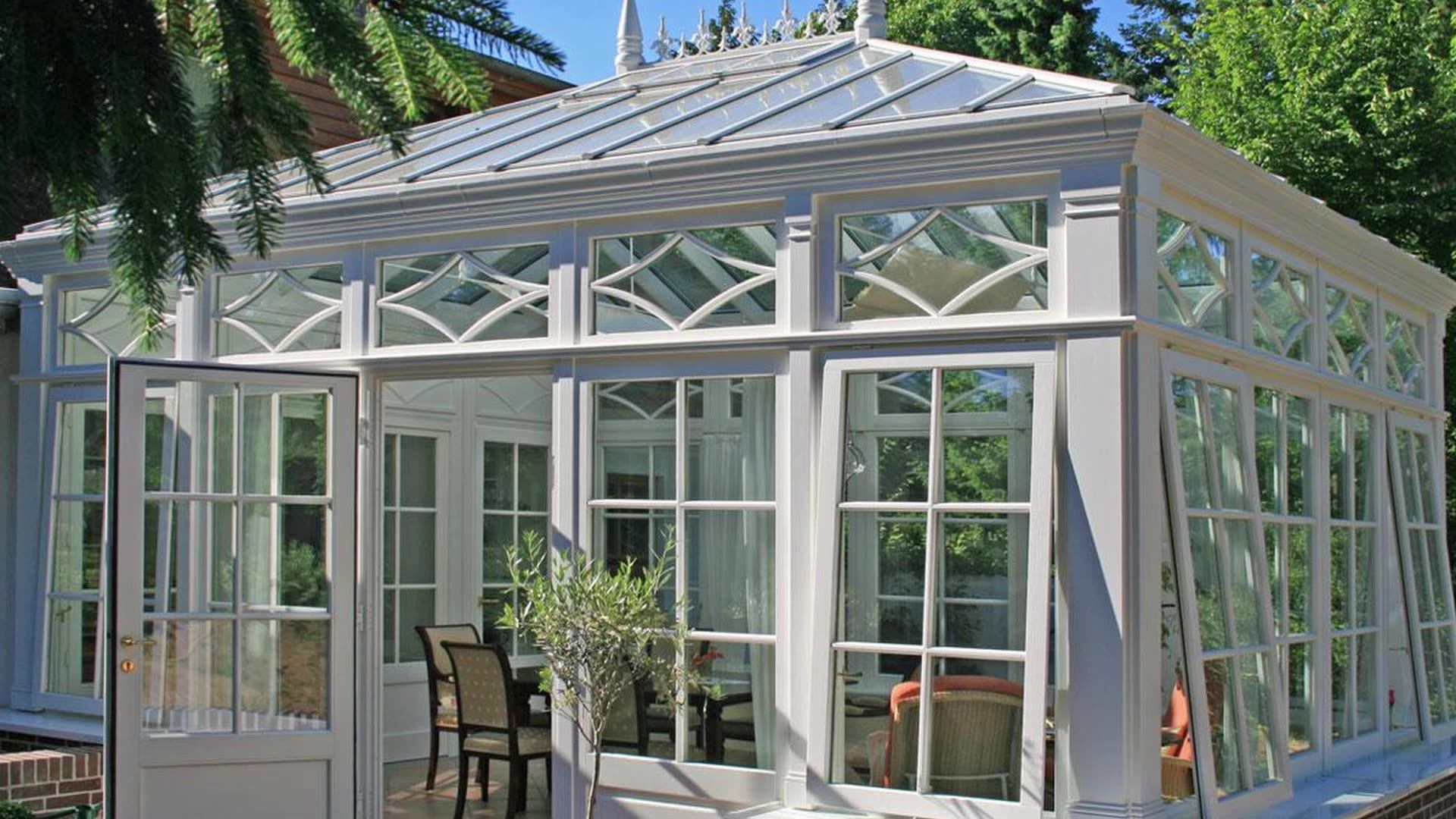 Sunroom Retractable Free Standing Insulted Glass Veranda Sunroom Roof ...