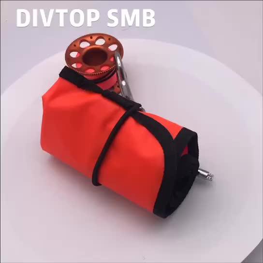 Open Bottom 4ft Surface Marker Buoy Diving Smb Dive Tube With Oral ...