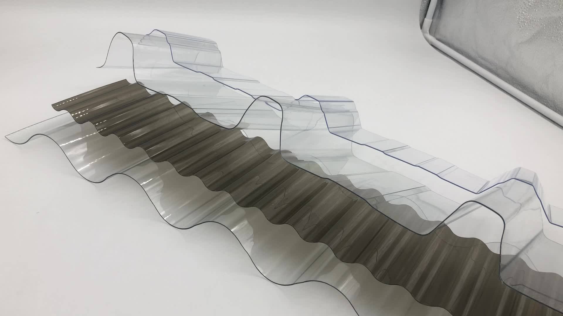 Lámina De Tejado Transparente De Policarbonato - Buy Hoja Acanalada De ...