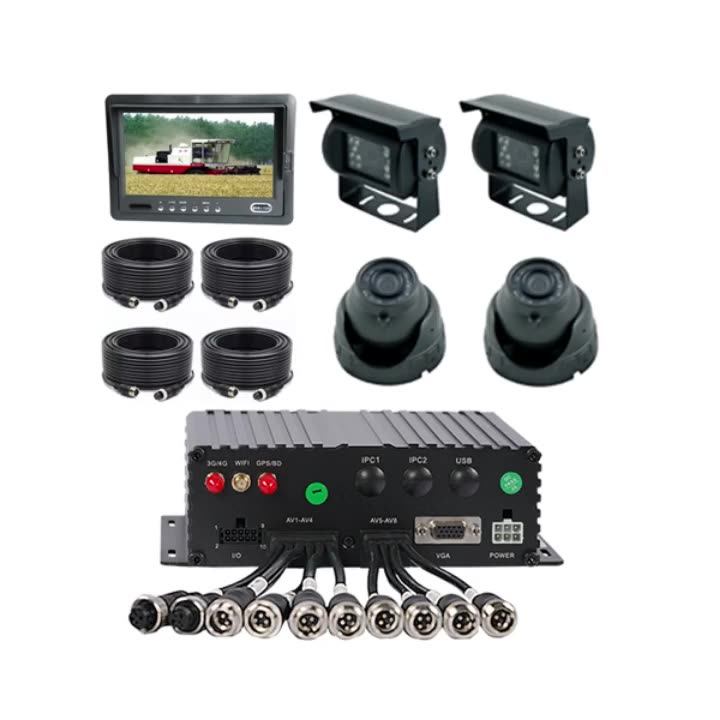 High Quality 8ch 1080p Mobile Dvr 8 Camera With 4g Gps Wifi Optional ...