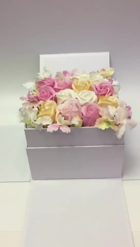 Printed Cardboard Factory Elegant Flower Display Box Flower Shipping ...