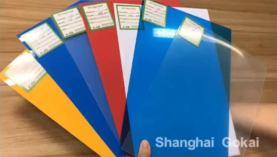 Pvc Glossy Sheet Roll/clear Color Pvc Sheet/colored Pvc Plastic - Buy ...