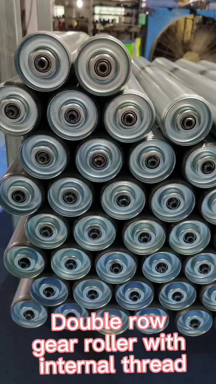 Galvanized Driven Heavy Duty Fixed Drive Belt Idler Gravity Conveyor ...