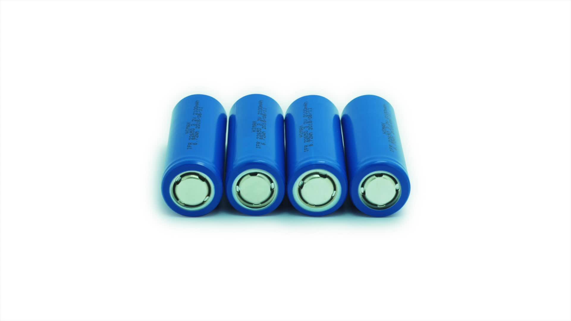 Rechargeable Lifepo4 Lithium Ion Battery Cell 22650 2100mah - Buy Ifr ...