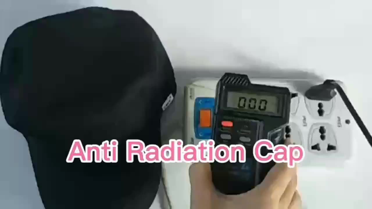 Head Cap Silver Fiber Fabric Lined Hat Shielding Rf Emf 5g Protection ...