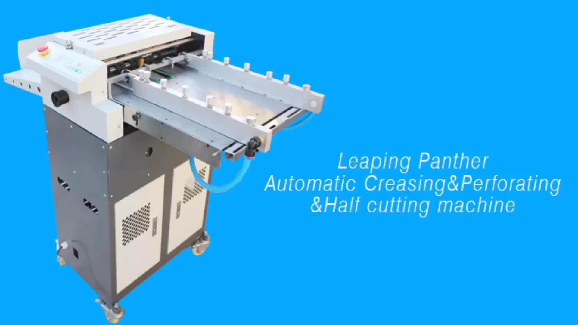 Multi-purpose Automatic Paper Creasing Machine Paper Perforating ...