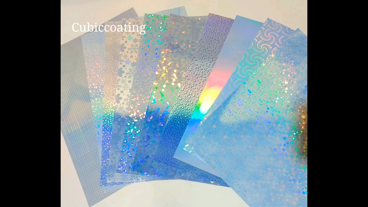Holographic Transparent Printable Vinyl Sticker Paper Clear Holographic ...
