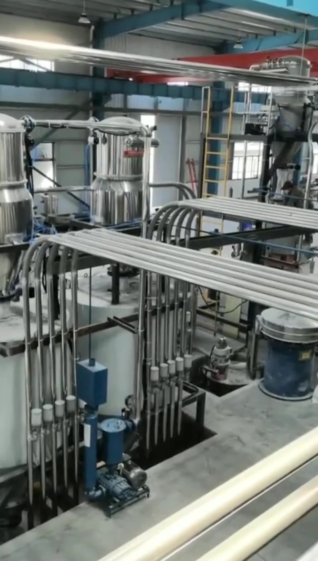 Plastic Pellet Machine Mixer For Automatic Weighting Batch System ...