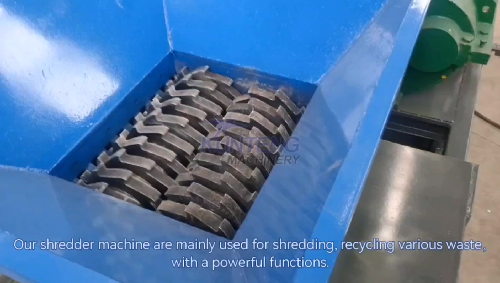 Industri Waste Sorting Can Textile Shredder Pallet Hard Drive Shredding Machine Car Tire Crusher ...