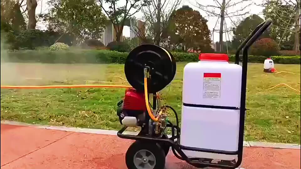 Small Agricultural Garden Sprayers 60l Trolley Type1.1kw Motor Electric ...