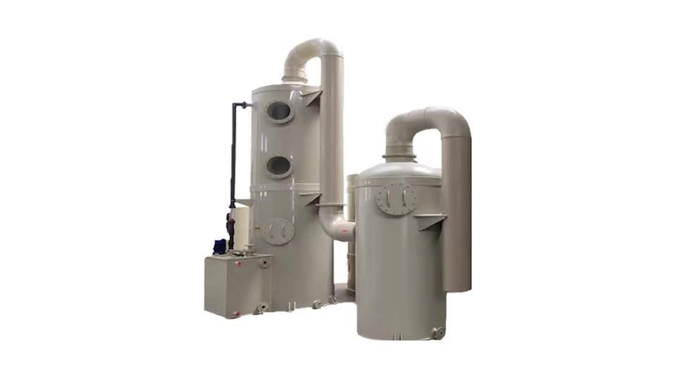 Industrial Low Price Spray Tower Waste Gas Absorption Tower For Acid ...