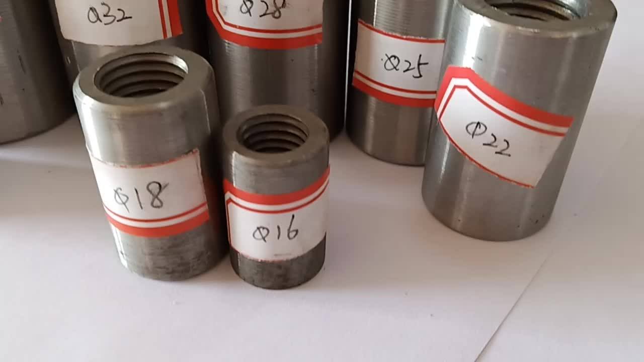 Steel Rod Thread Sleeves /oem Rebar Connectors /rebar Sleeve - Buy ...