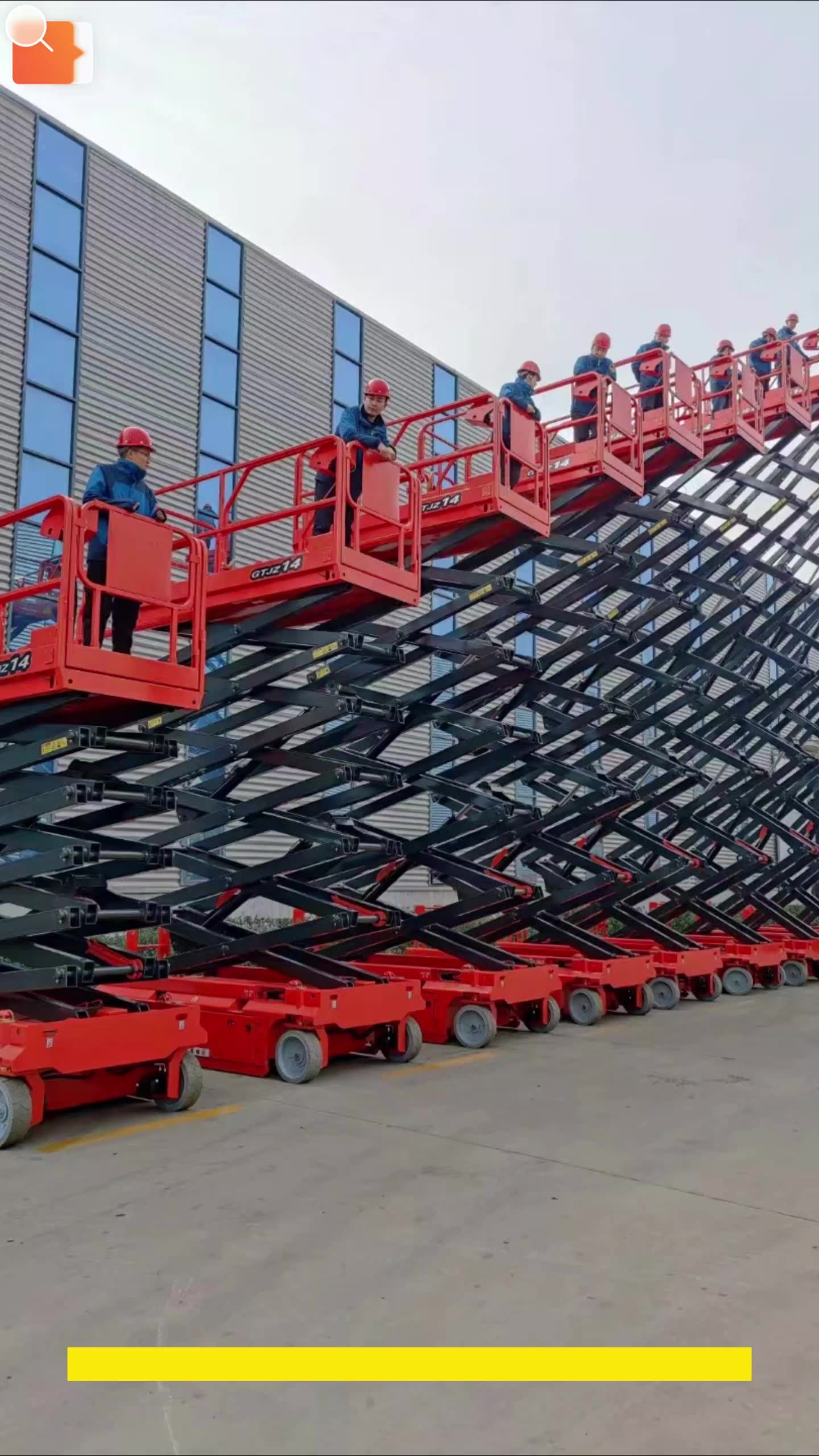 Aerial Equipment Self Propelled Scissor Lift Gtjz14 46ft New Electric ...