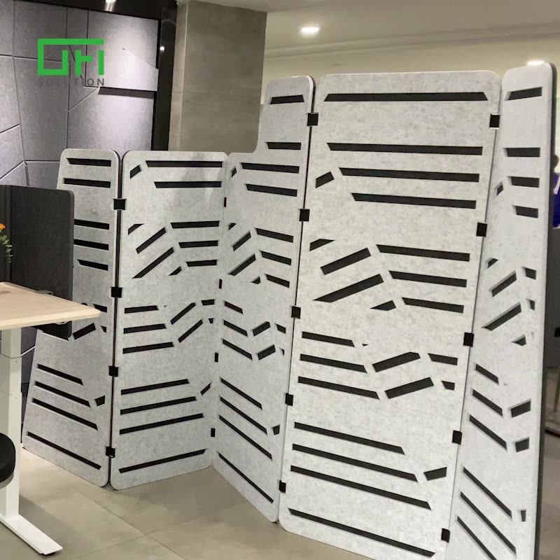 Recycle Material Polyester Pet Felt Acoustic Cubicles Office Noise ...
