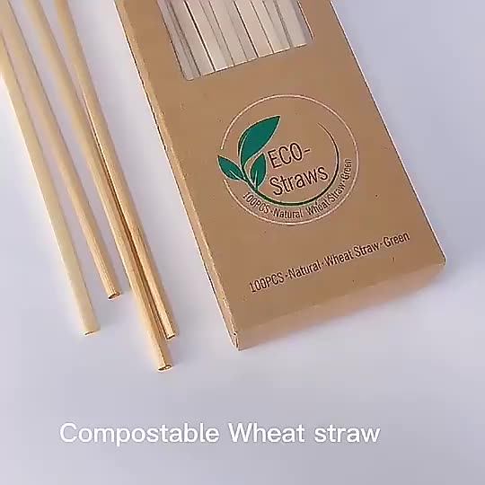 100% Natural Plant Wheat Straw Eco Friendly Degradable Biodegradable ...