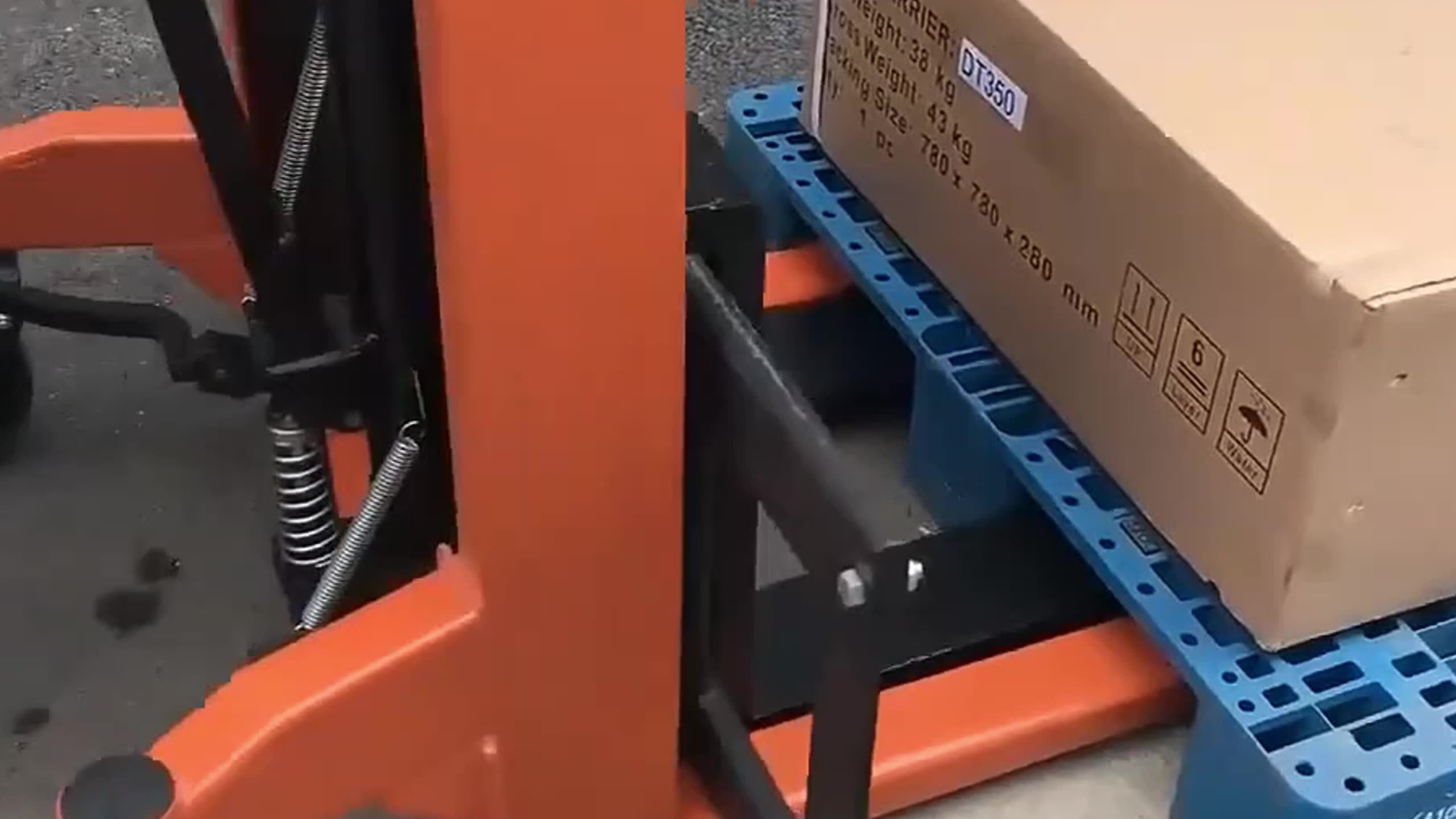 Hand Fork Lift 1.5t Manual Stacker 3000kg Explosion-proof Hand Pallet ...