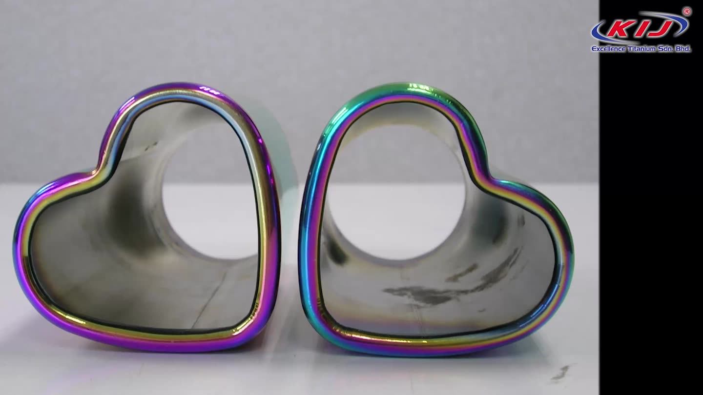 Beautiful Color Of Pvd Titanium Rainbow Coating Coated In High Quality ...