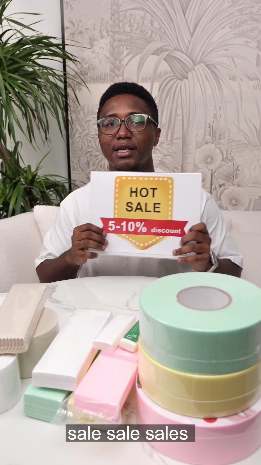 100% Muslin Cotton Waxing Strip For Hair Removing,Wholesale Factory ...