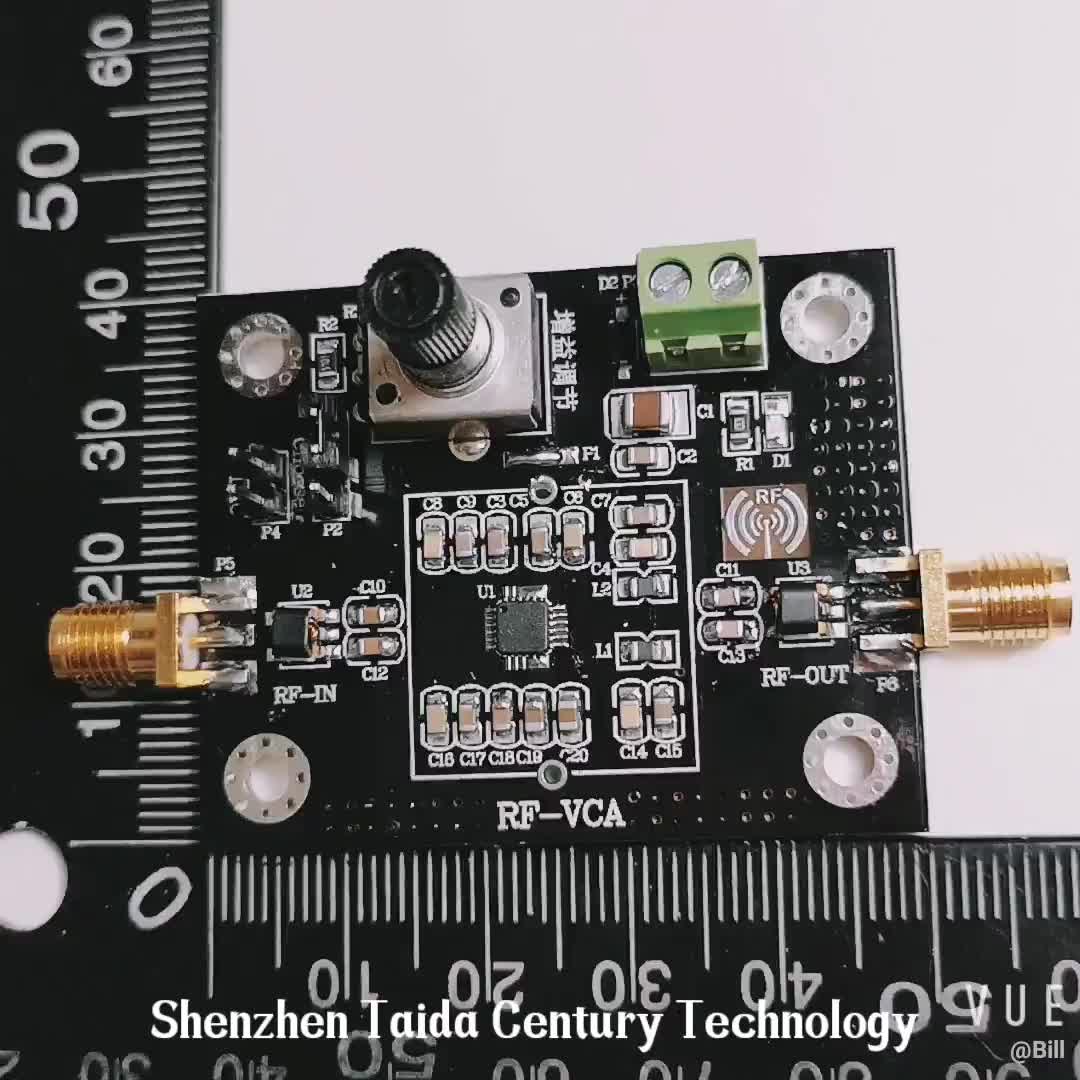Taidacent Adl5330 10mhz To 3ghz Vga With 20db Adjustable Gain Amplifier Op Amp Voltage ...