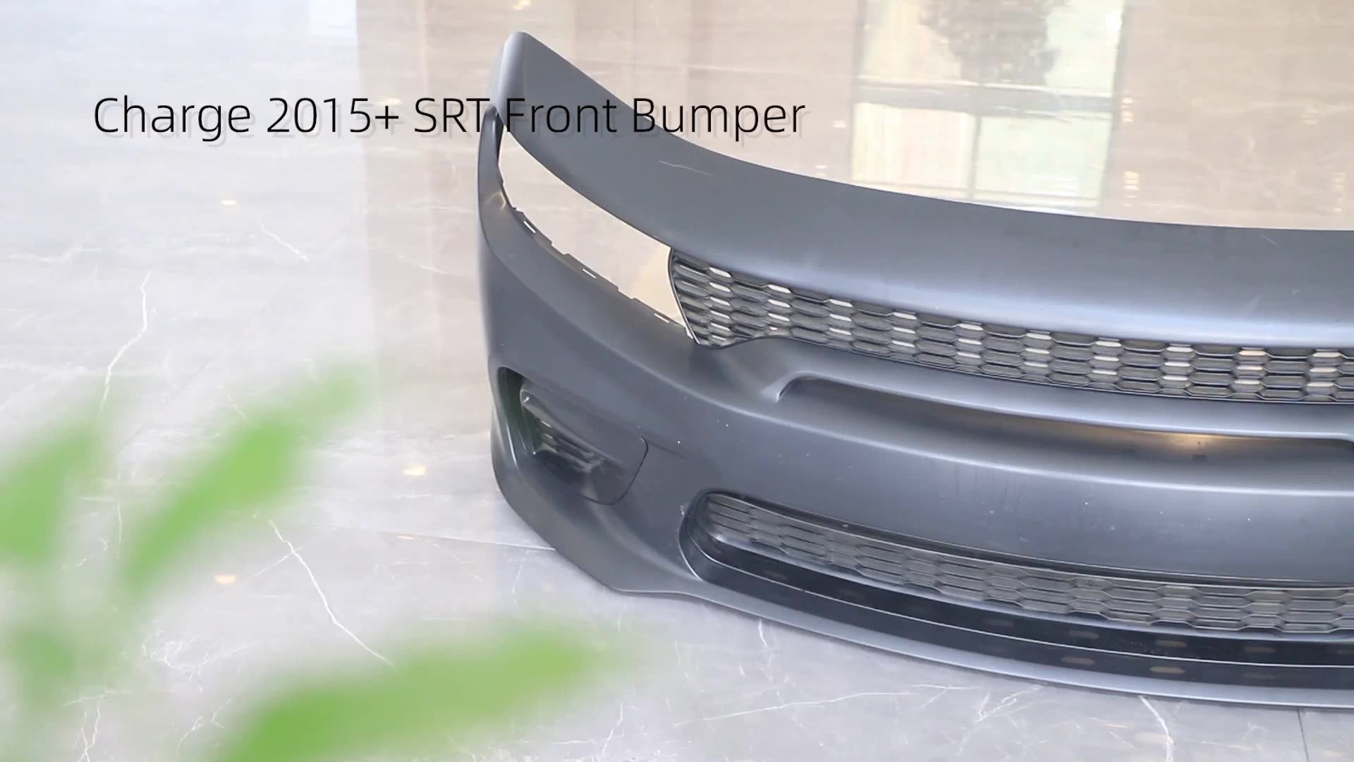 Hellcat Style Front Bumper Front Lip Without Lamp Hole Car Bumper For ...