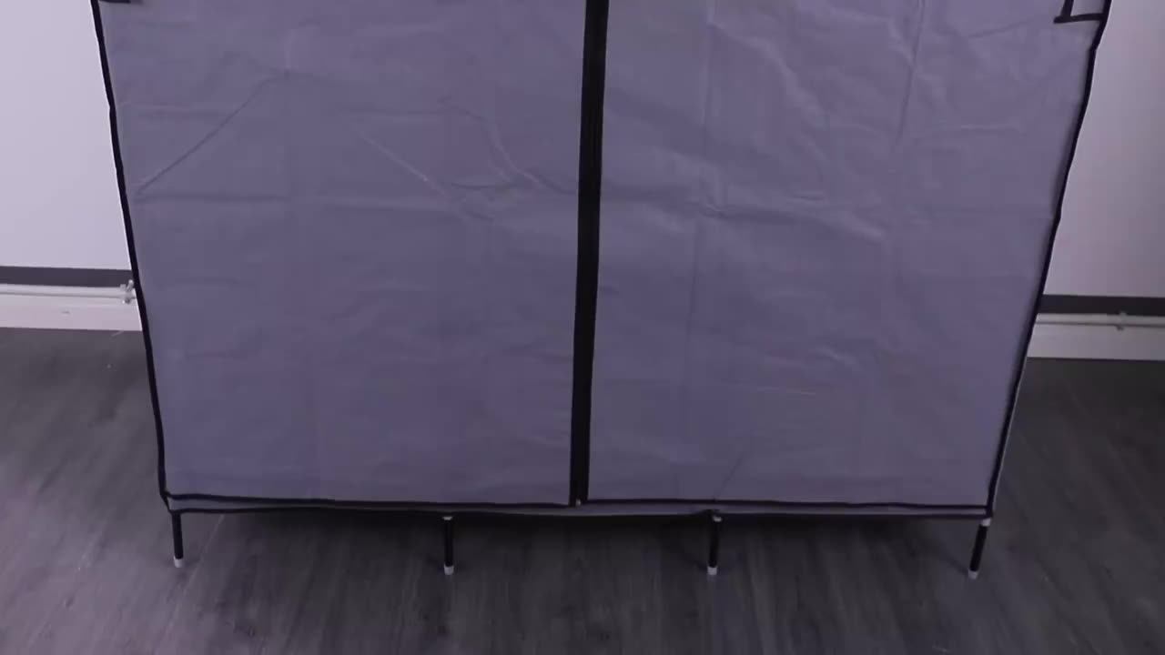 Large Capacity Simple Wardrobe Fabric Wardrobe Cabinet Assemble Fabric ...