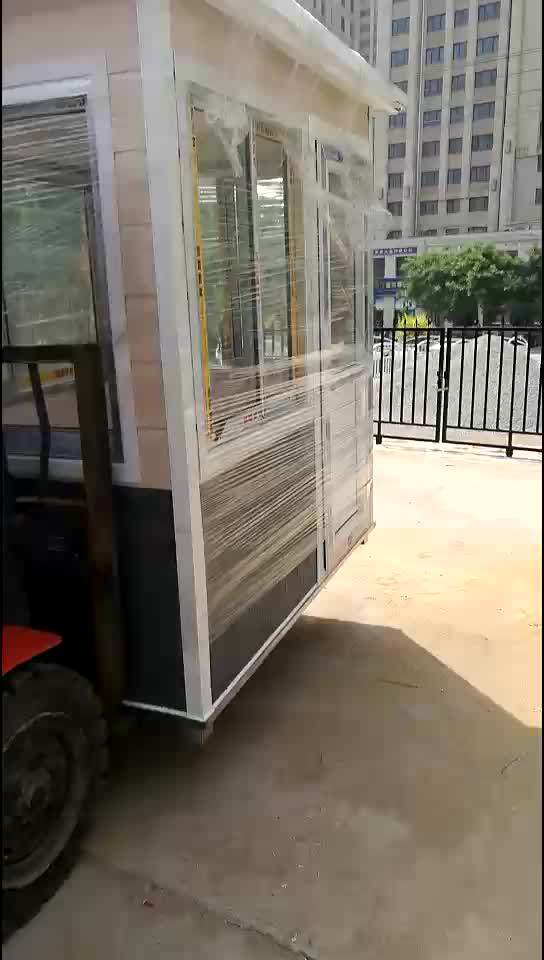 Outdoor Metal Carved Police Booth Prefabricated Security Booth - Buy ...