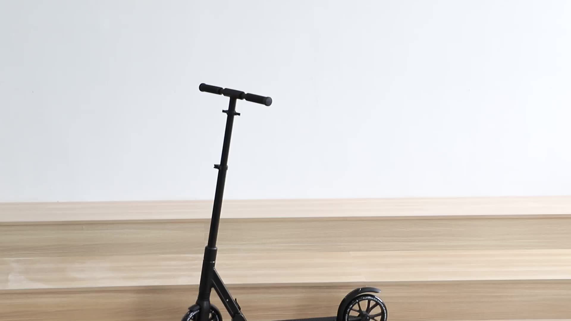 Original 200mm Big Wheel Adult Foldable Kick Scooter Foot Scooter With ...