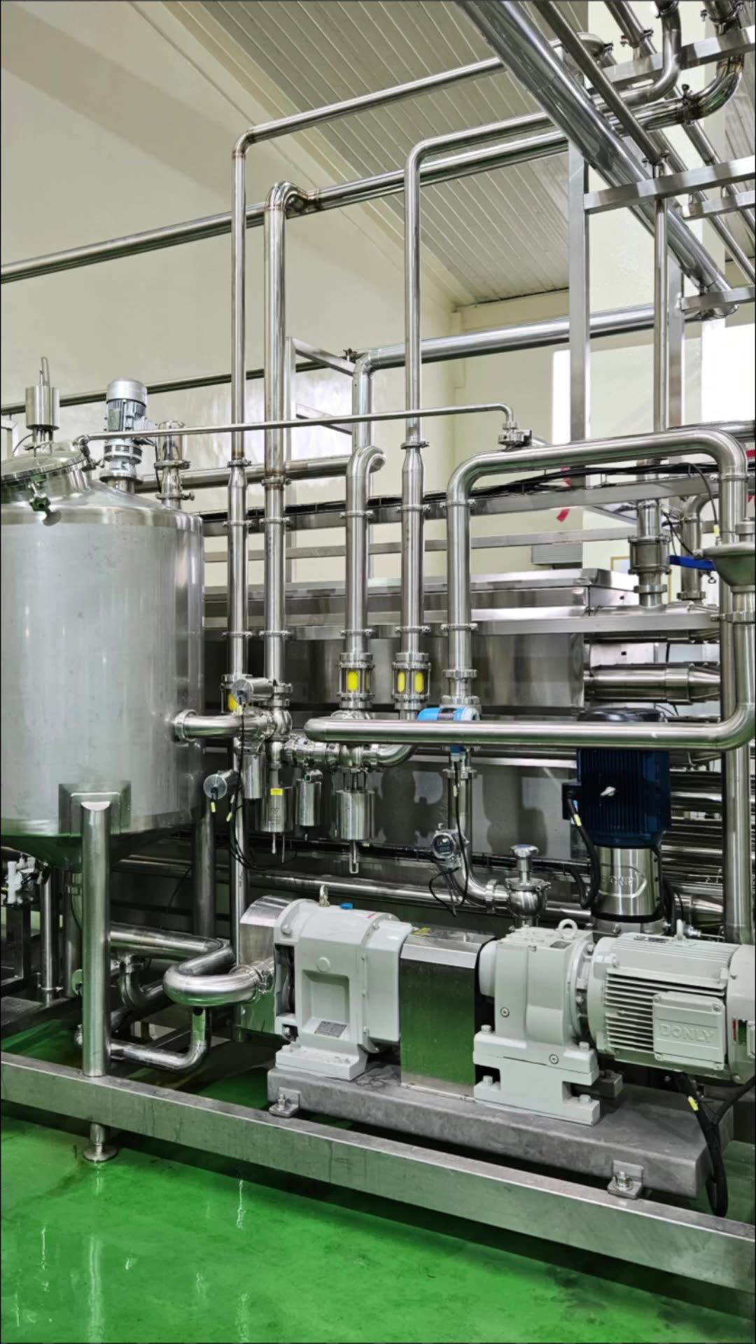 Ice Cream Pasteurizer Pasteurized Milk Production Line Milk Tubular ...
