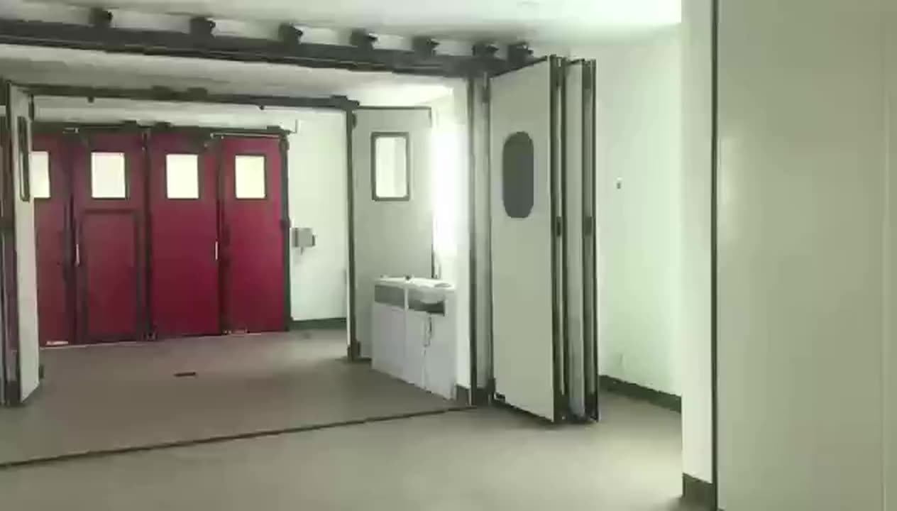 Industrial Folding Door Large Warehouse Electric Folding Door ...