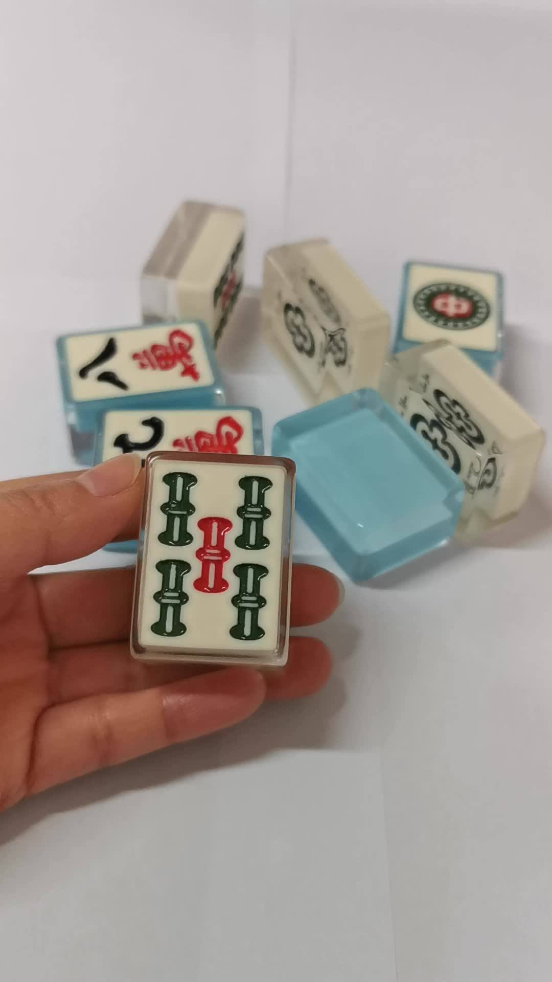 Brand Custom Logo Mahjong Set For Entertainment - Buy Mahjong Set ...