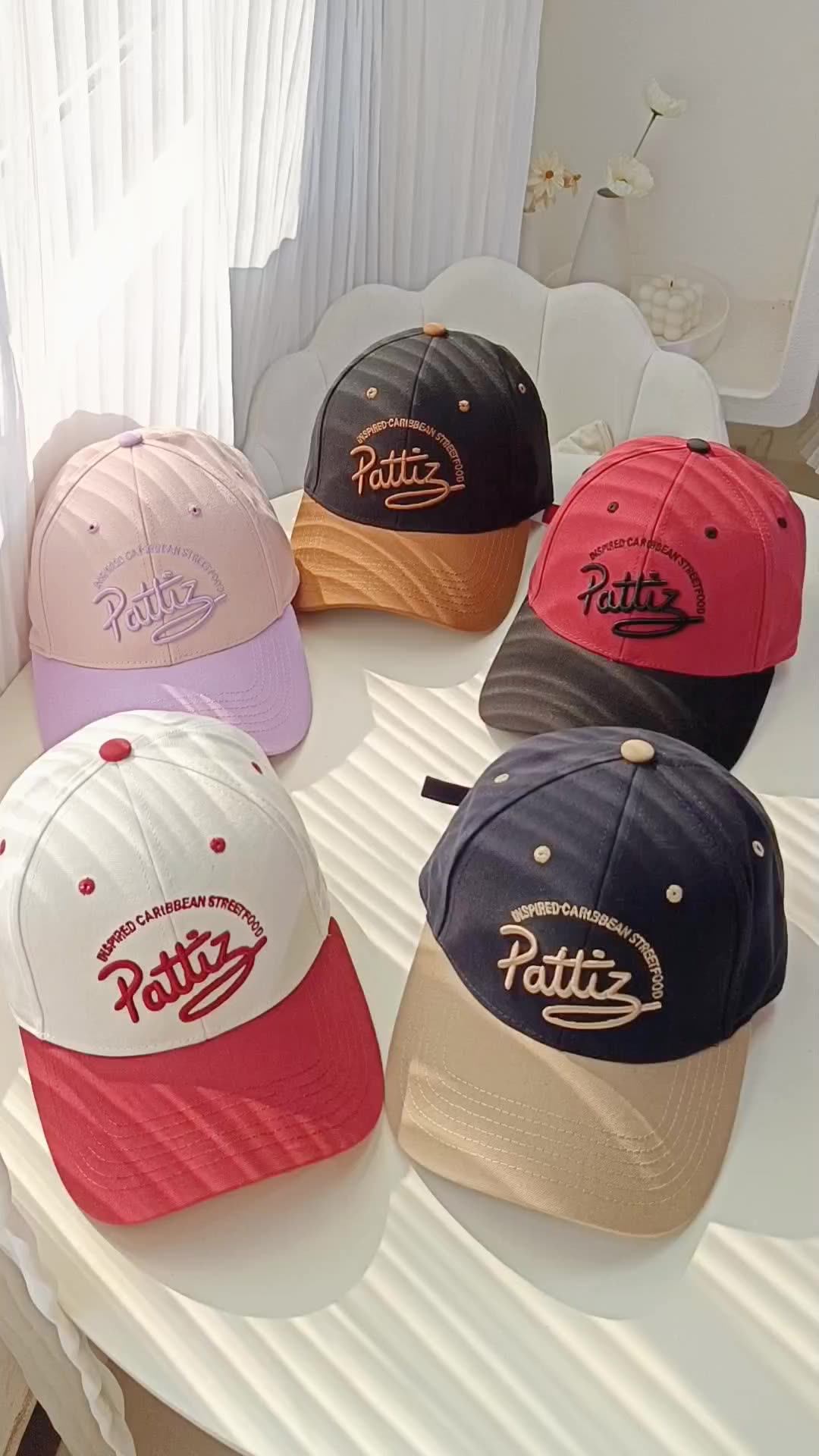 Wholesale Embroidered Two Tone 6 Panel Baseball Cap For Man Custom Logo ...