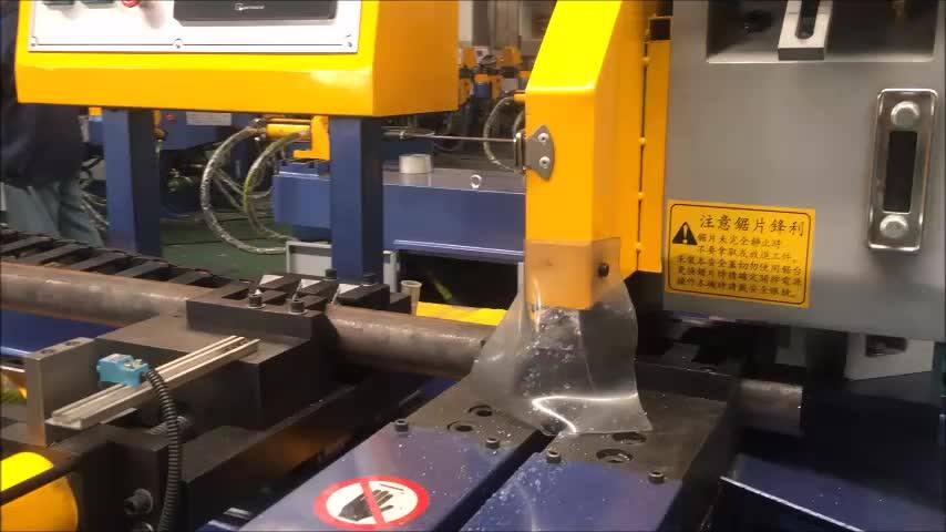 Automatic Feeding Cnc Stainless Steel Pipe Cutting Machine For 110mm ...