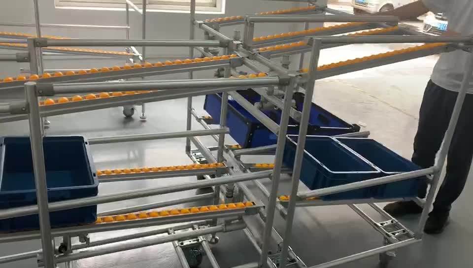 Dy-4033a High Quality Zinc Plated Carbon Steel Industrial Roller Track ...