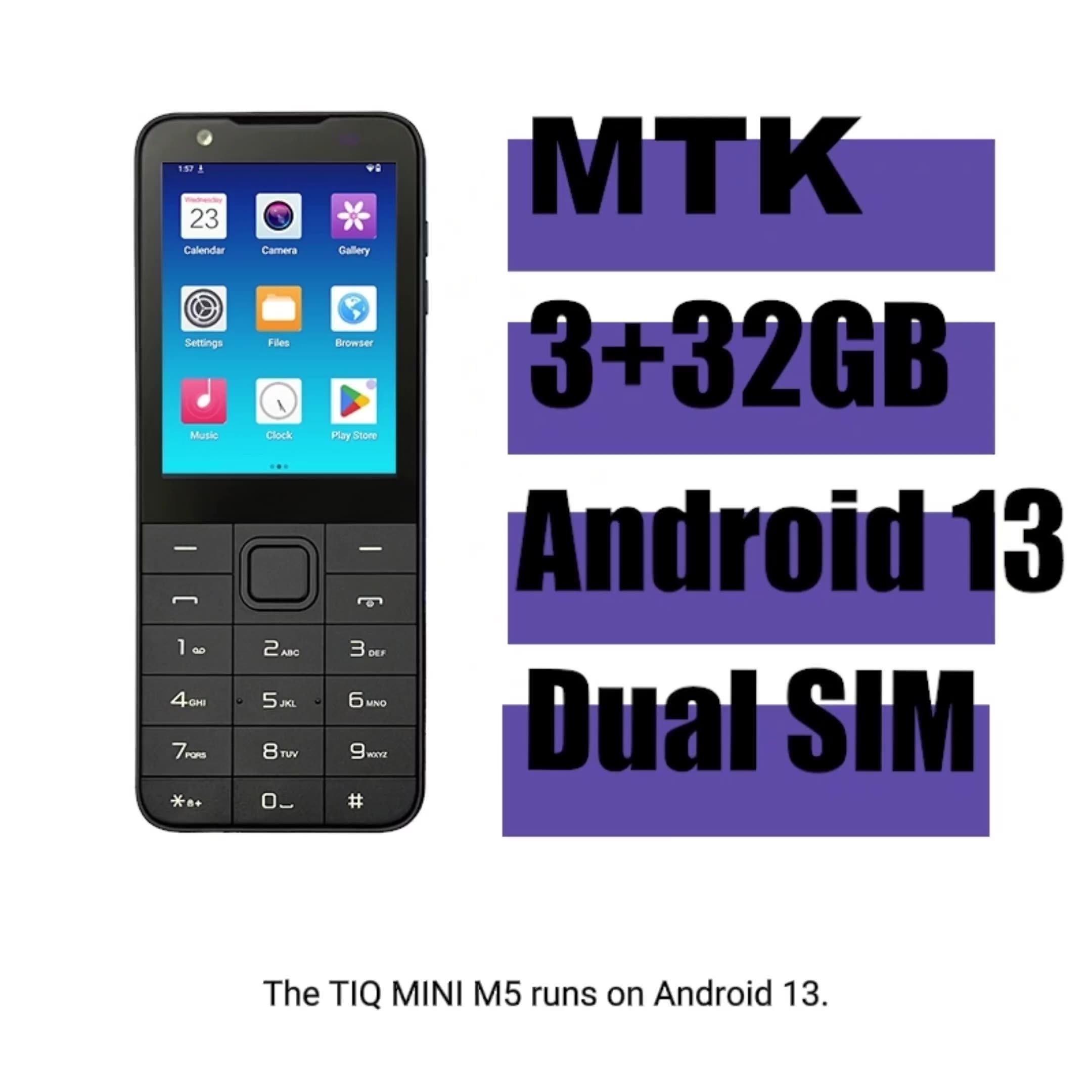 Hot Tiq Mini M5 Lightweight Us 4g Verizon At&t T-mobile Dual Sim Dual ...