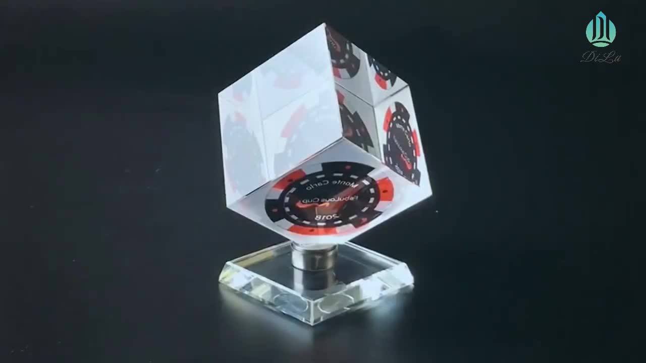 K9 Cubo De Cristal 3d Laser Led Cube Con Base Led,Cubo De Dados De ...