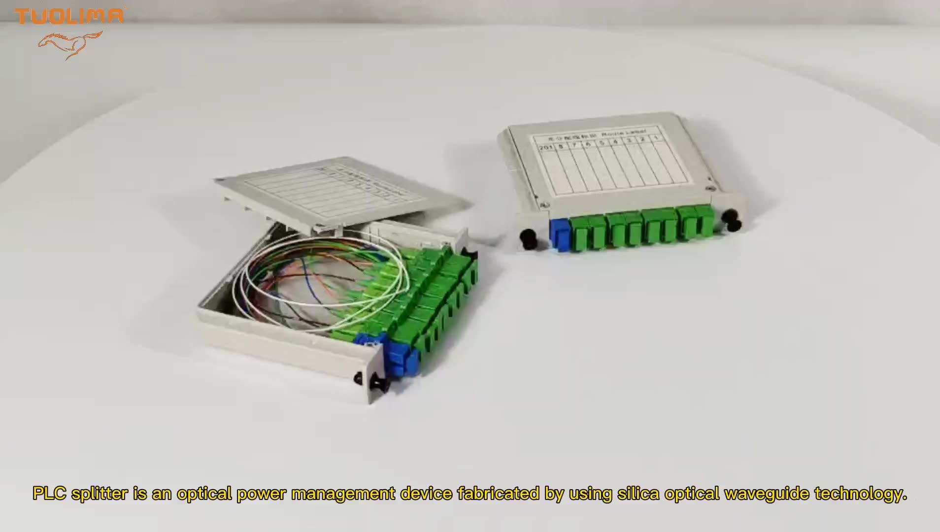 Fiber Optic Box Plc Splitter Ftth Card 1-4 Sc/fc/lc Indoor Splitter ...
