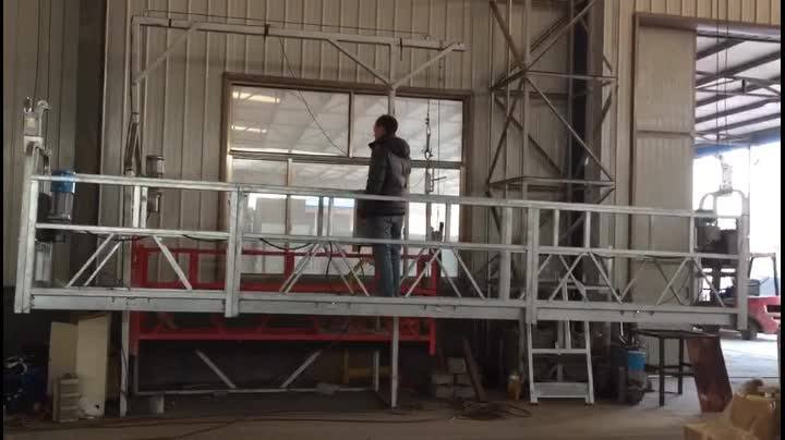 High Rise Window Cleaning Equipment Rope Hoist Suspended Platform - Buy ...