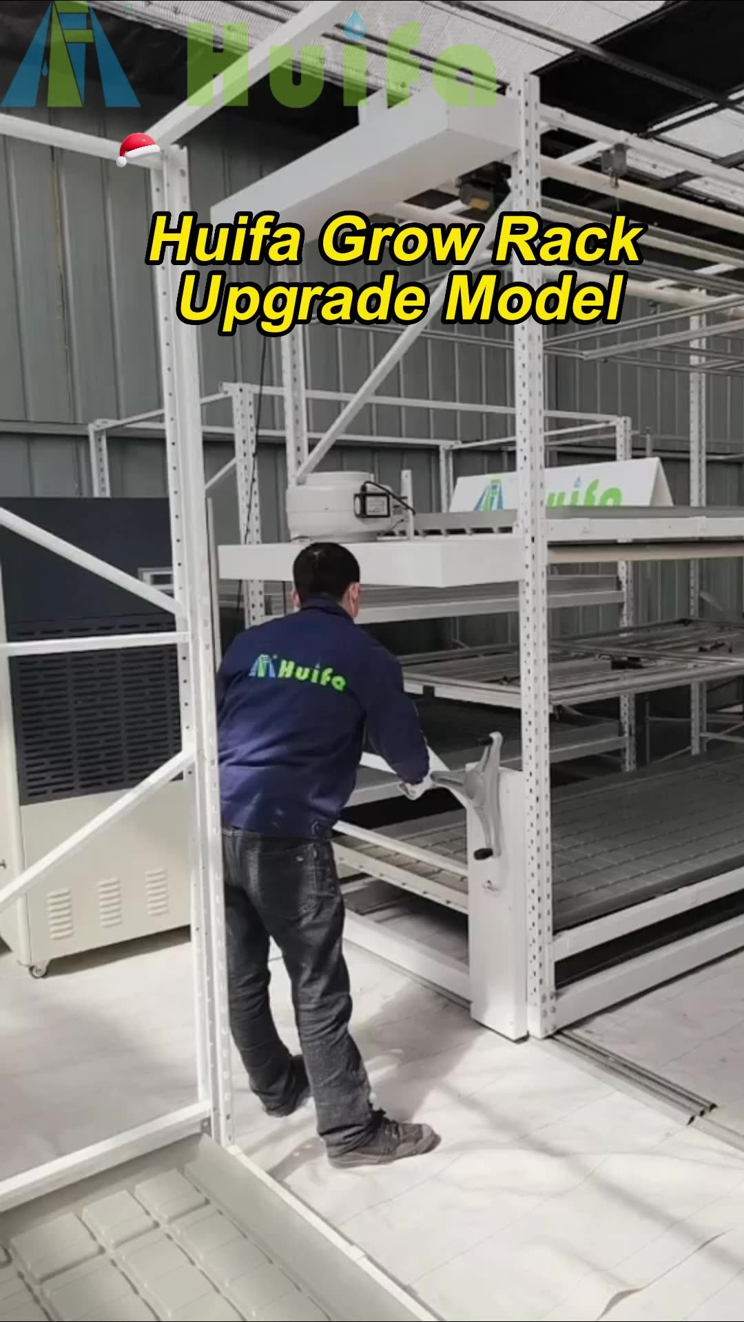 Hydroponic Greenhouse Indoor Plant Grow Rack Double Deck Shelves ...