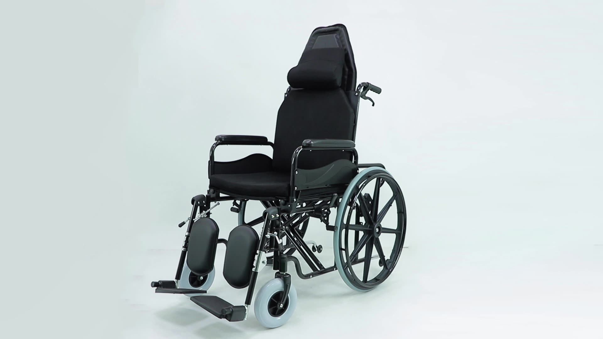 High Quality Reclining High Back Comfortable Commode Wheelchair With ...