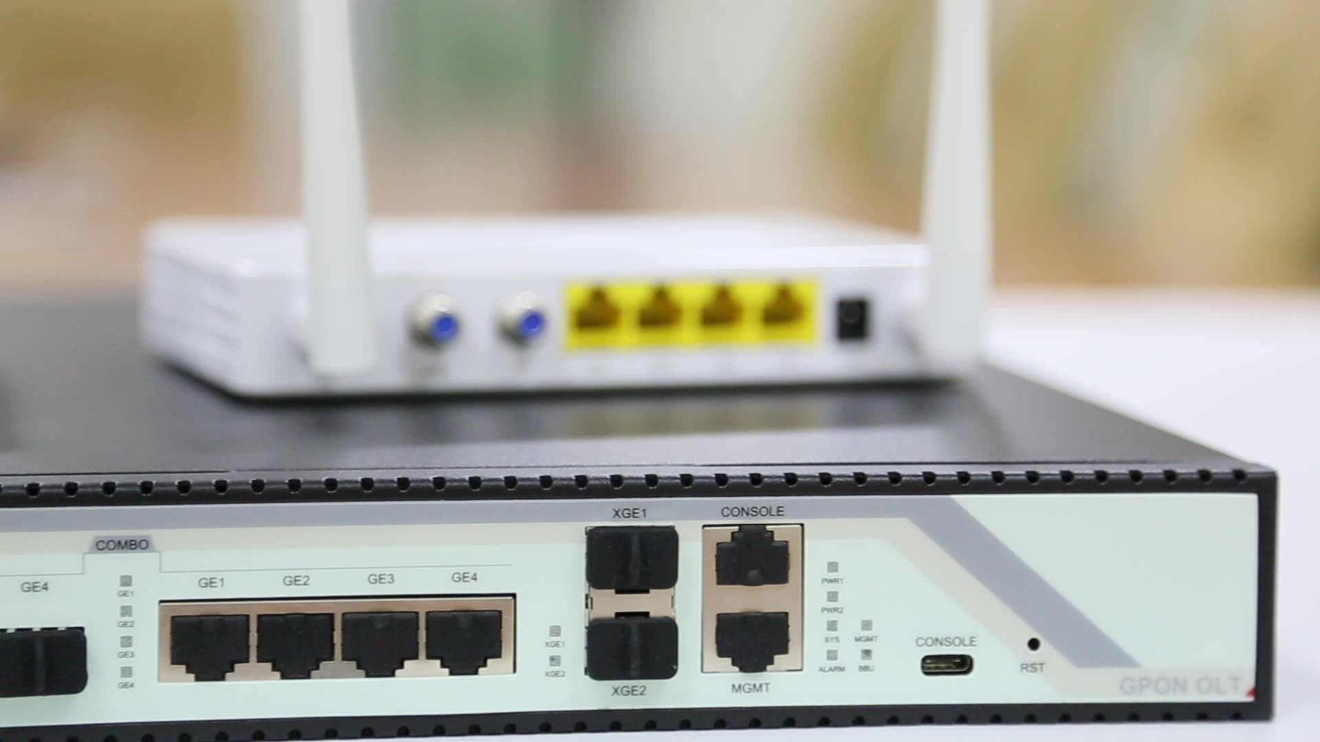 Gepon Fiber Optic Network Router Onu Device Ftth Epon/gpon Wifi+1ge ...