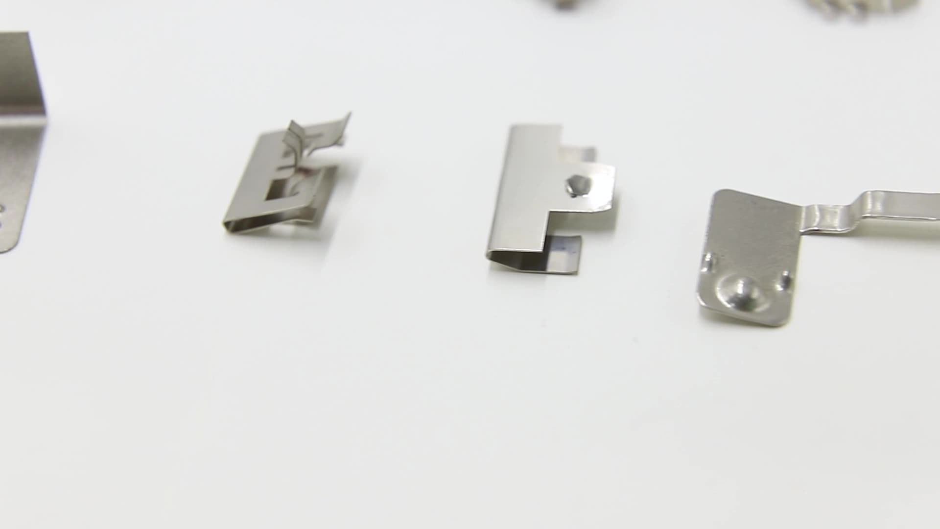 Custom Stainless Steel Connector Smt Pcb Spring Contact Battery Clip ...