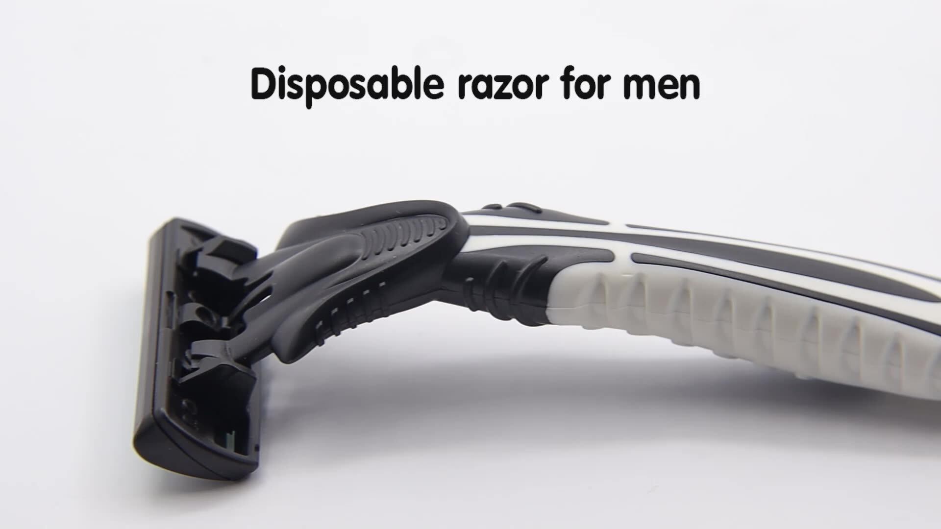 Six Blade Shavers With Lubricant Bar And Super Rubber Handle Razors For ...