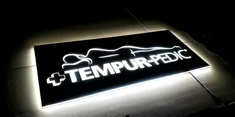 Outdoor Signborad Acrylic Light Up Sign Led Lightbox Frontlit Logo ...