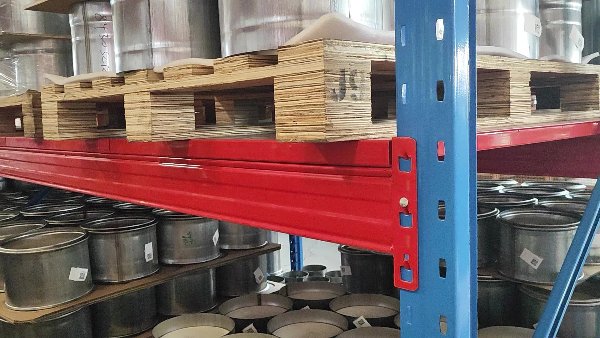 Strong Load-bearing Capacity Pallet Racking System Industrial Shelving ...