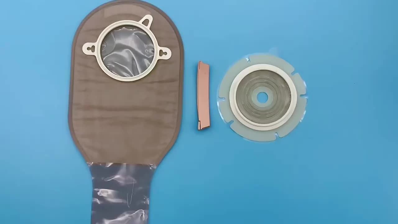 Colostomy Bag Ostomy Bag With Transparent Non-woven Fabric Outer Lining ...