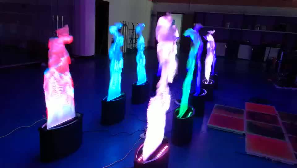 Dmx512 Indoor Artificial Flame Led Fire Silk Flame Effect Light - Buy ...