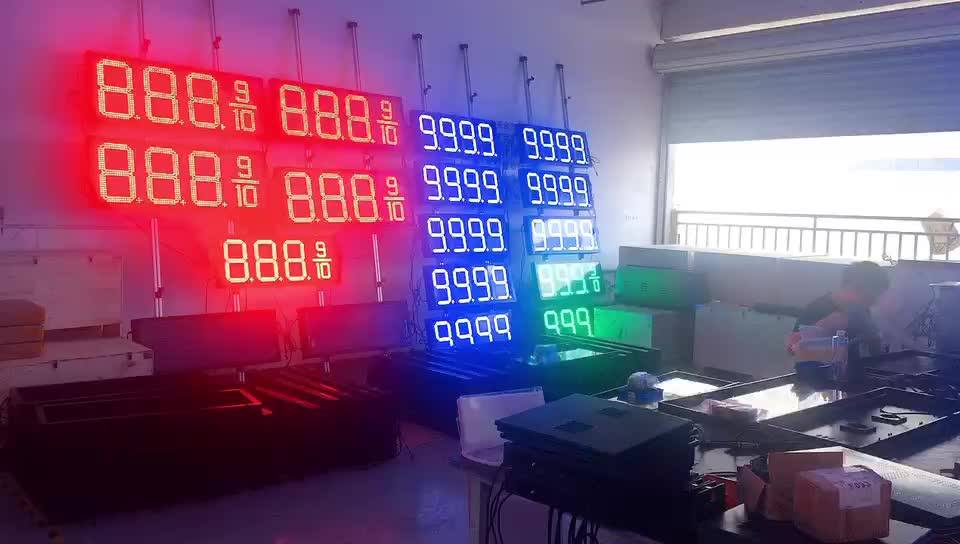 Large 7 Segment Led Electronic Number Display System - Buy Led Number ...