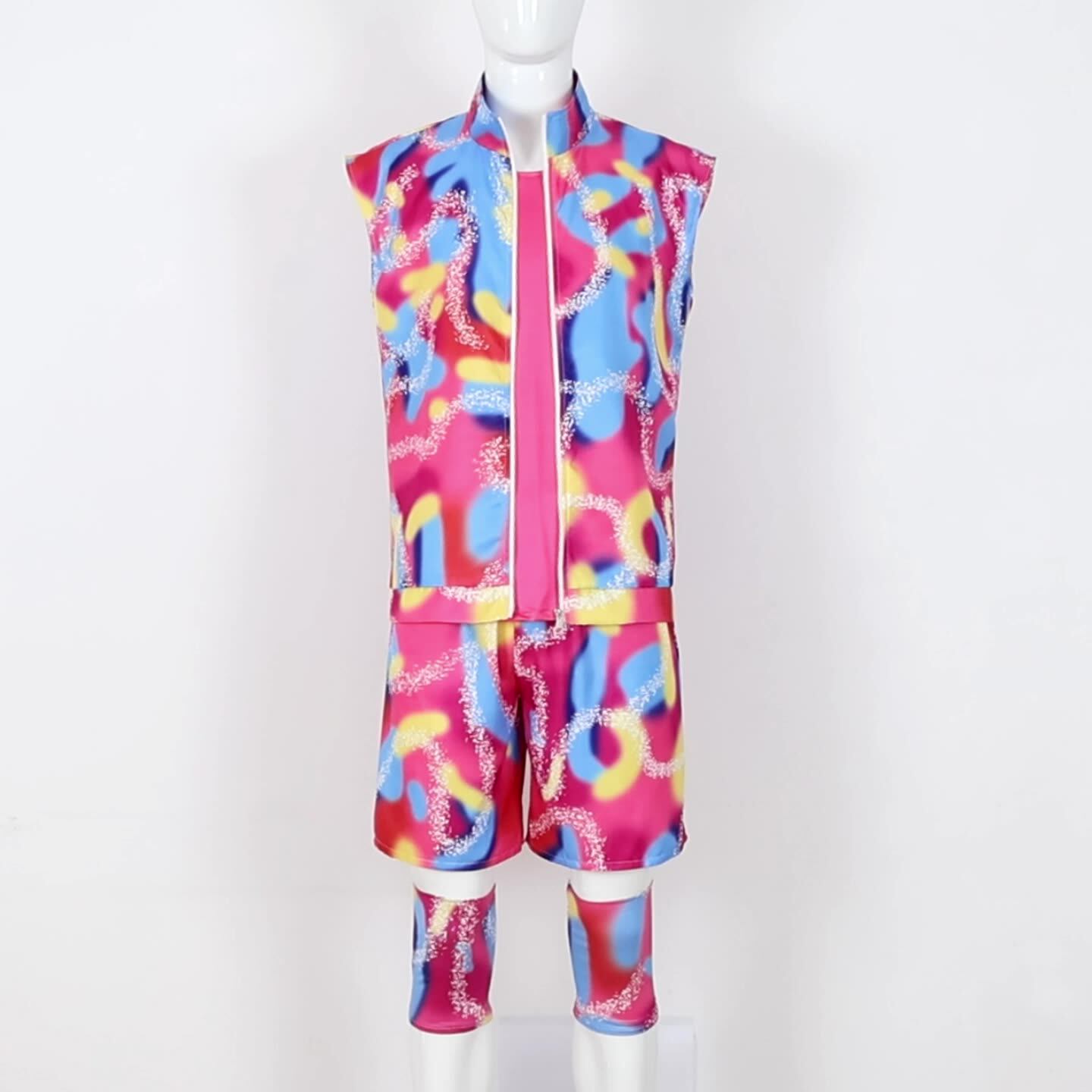 New Movie Film Ken Cos Costume Sport Wear Sexy Pink Girls Women Dress ...