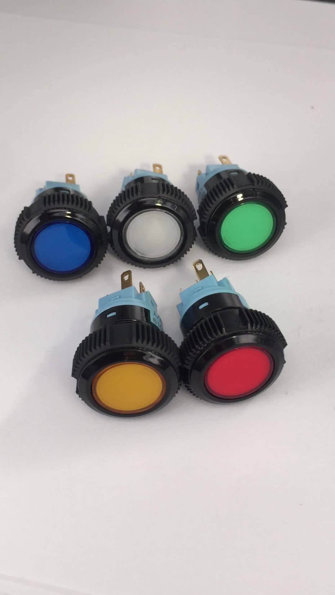 Waterproof Ip67 12v Red Led Plastic Push Button Switch - Buy Plastic ...